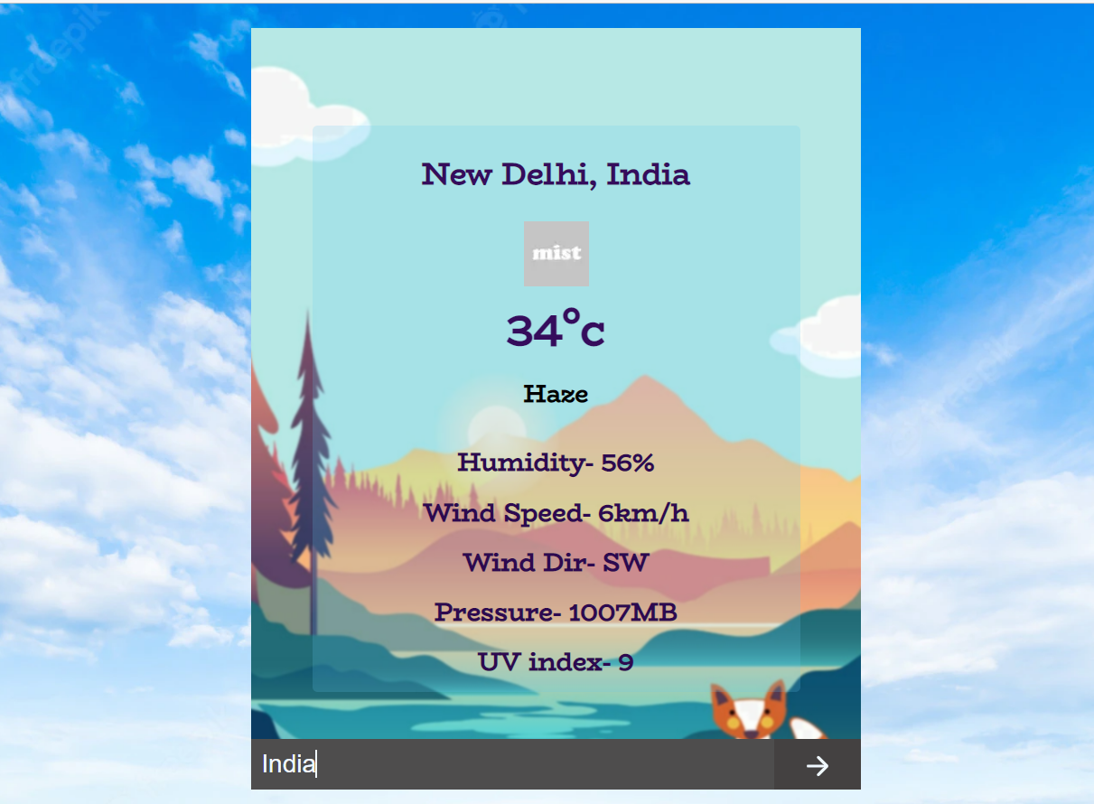 GitHub - aditim26/weather-application: This website tells the real time ...