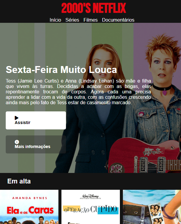 GitHub - kimberlytorres/interface-netflix: Recriando a interface da Netflix