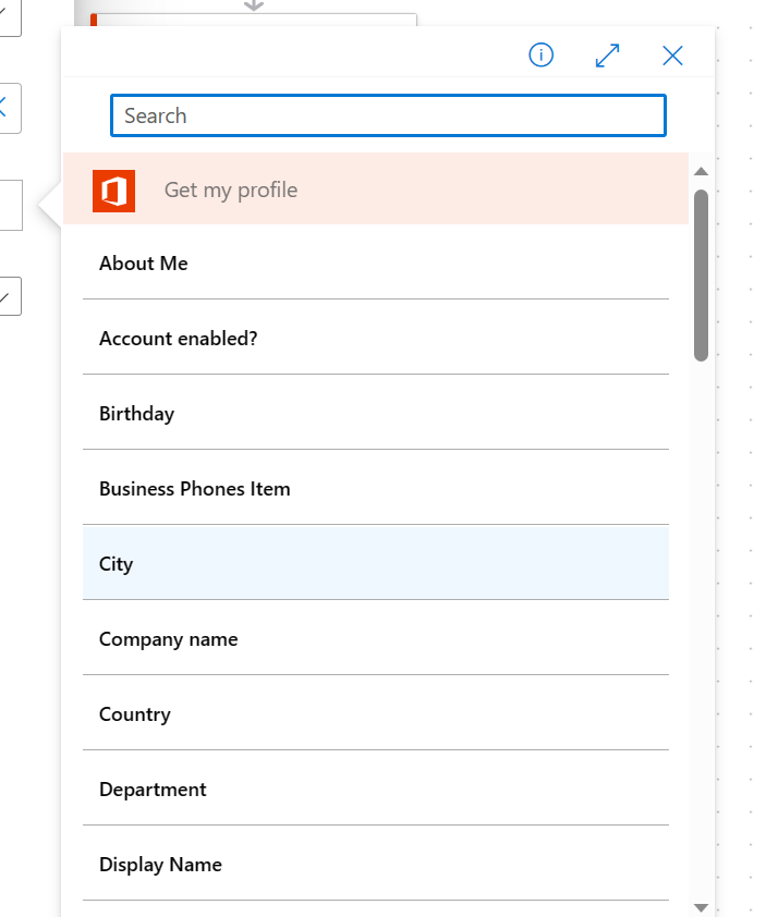 Token Picker Should Have Collapse Expand Button Right By Action Names · Issue 2416 · Azure