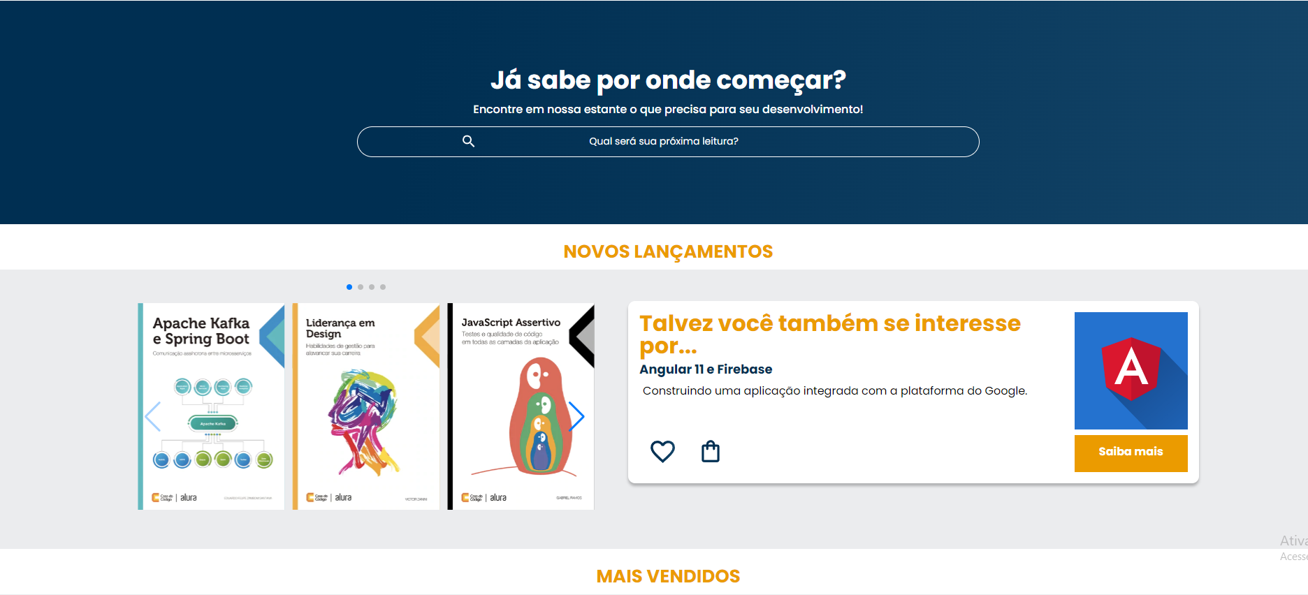 Github Agr3w Alurabooks Projeto De Uma Loja Online De Livros Sobre
