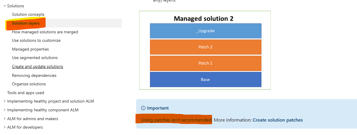 The recommendation with Patches is confusing · Issue #1665 · MicrosoftDocs/power-platform · GitHub