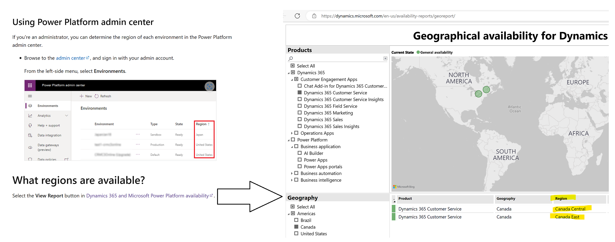 Region on PPAC environments page maps to Geography · Issue #1757 · MicrosoftDocs/power-platform ...