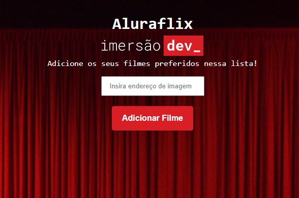 GitHub - Captain-not-so-obvious/Aluraflix: Projeto feito na Imersão Alura de JavaScript que ...