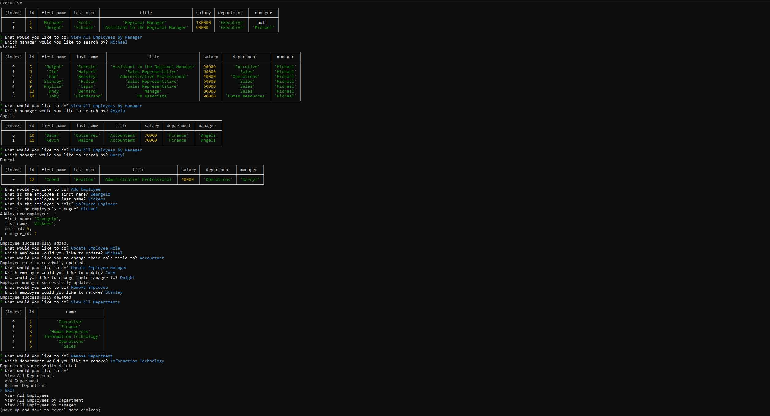 GitHub - johnsiefert/Employee-Tracker