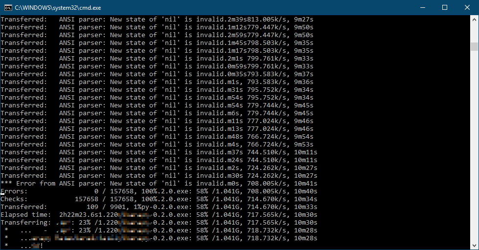 Console output does not properly get cleared before updating it · Issue ...