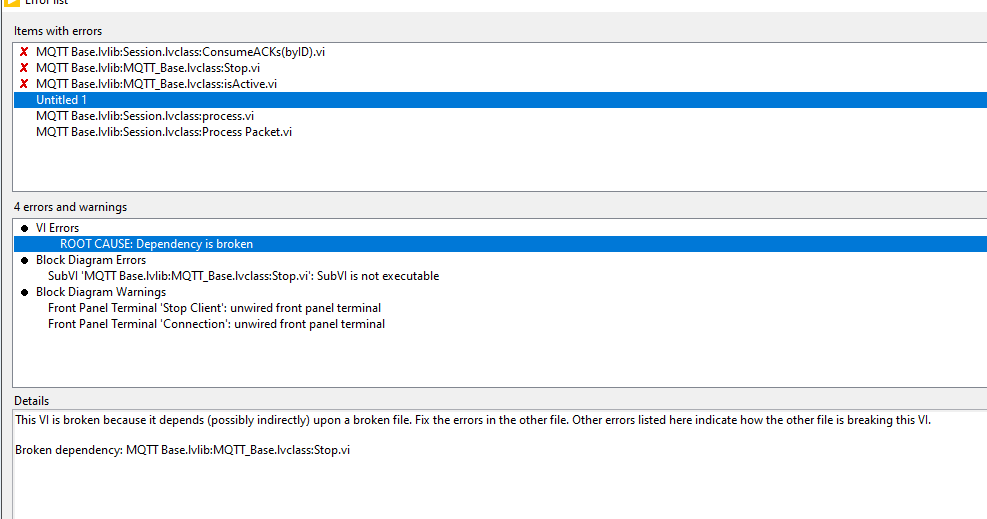 Broken VI when dropping a template from the MQTT Client palette. · Issue #170 · LabVIEW-Open ...