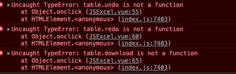 When use tabs and toolbar together, undo & redo don't work · Issue #1495 · jspreadsheet/ce · GitHub