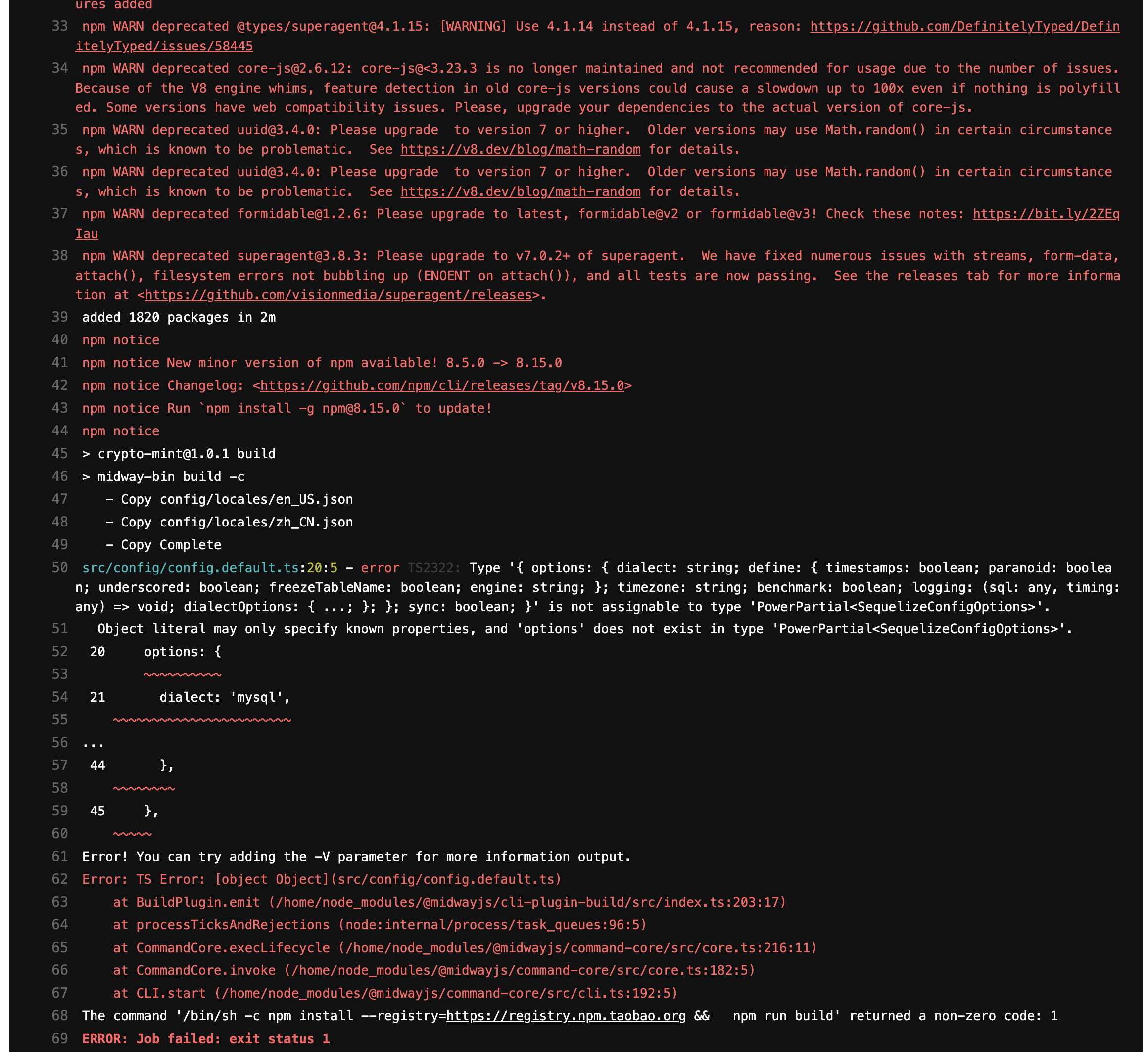 fix: sequelize typings and filter empty metadata by ddzyan · Pull ...