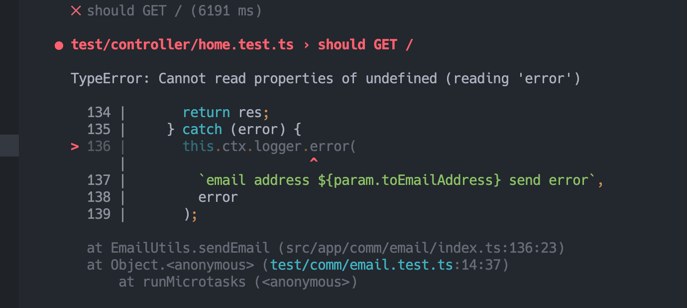 在对 service 进行单元测试的时候，报错 ctx 对象不存在 · Issue #2166 · midwayjs/midway · GitHub