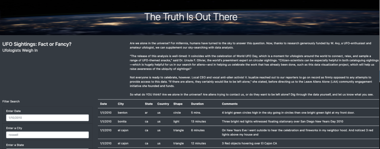 GitHub - David-P23/UFOs