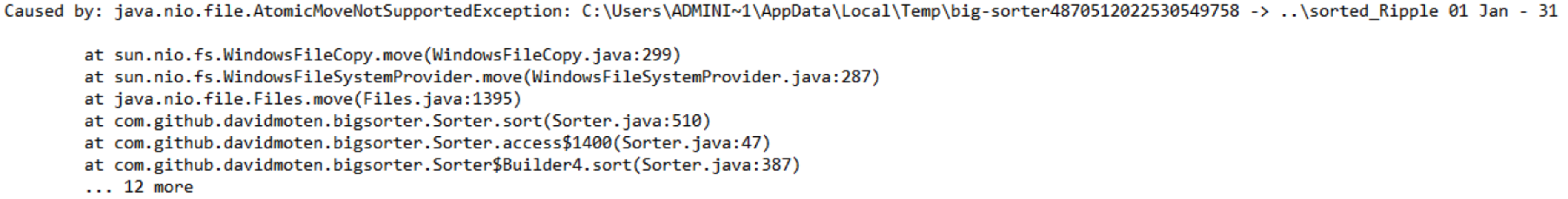 Support move (final step) between different physical devices · Issue #41 · davidmoten/big-sorter ...