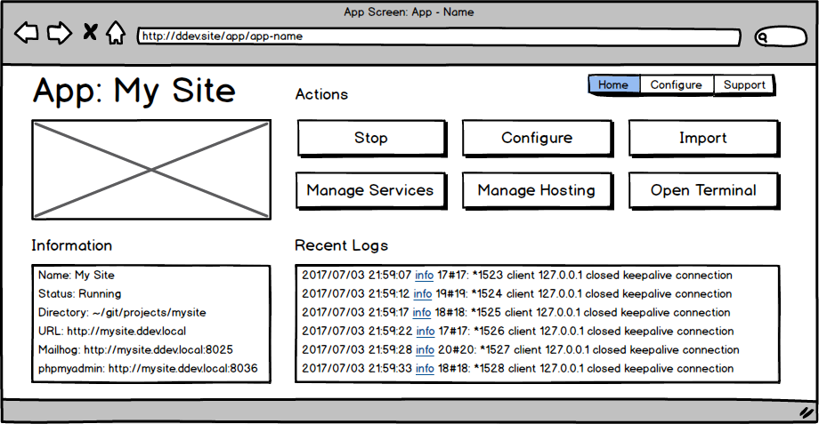 Proposal: GUI · Issue #120 · ddev/ddev · GitHub