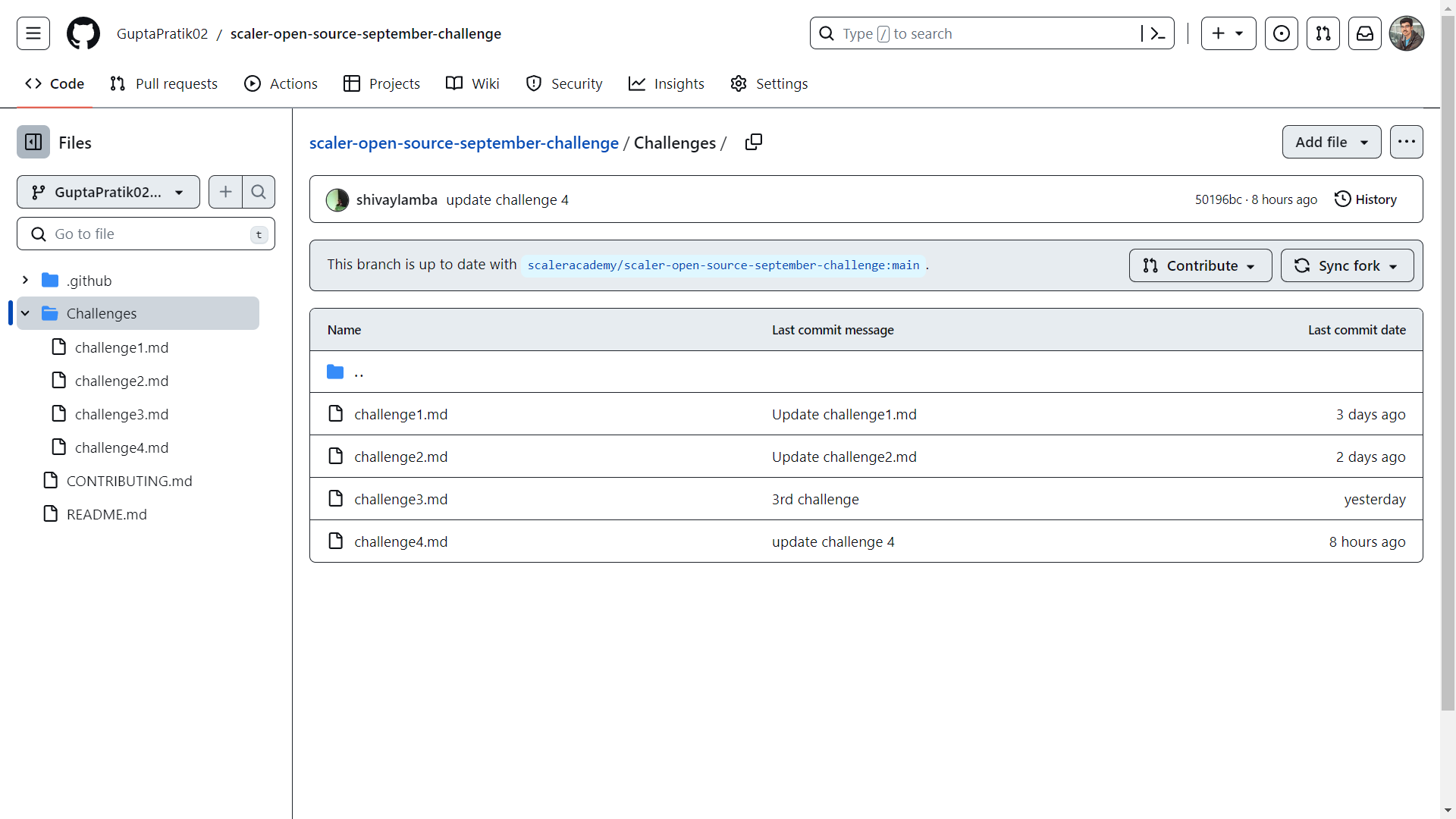 Challenge#1 : Pratik Gupta · Issue #86 · scaleracademy/scaler-open-source-september-challenge ...