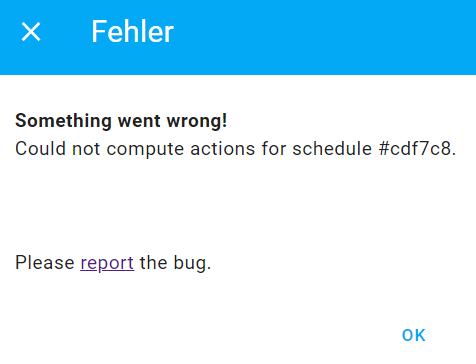 Schedule with deleted entity cannot be removed · Issue #599 · nielsfaber/scheduler-card · GitHub