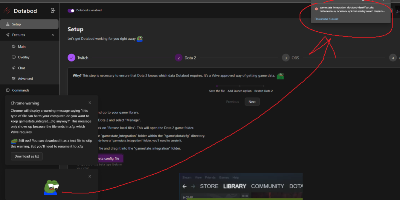 pop-up window about downloading .cfg · Issue #301 · dotabod/backend · GitHub