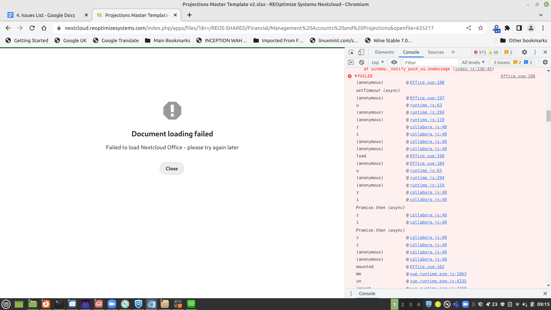 Collabora cannot load documents in certain paths in my Nextcloud instance. · Issue #5170 ...