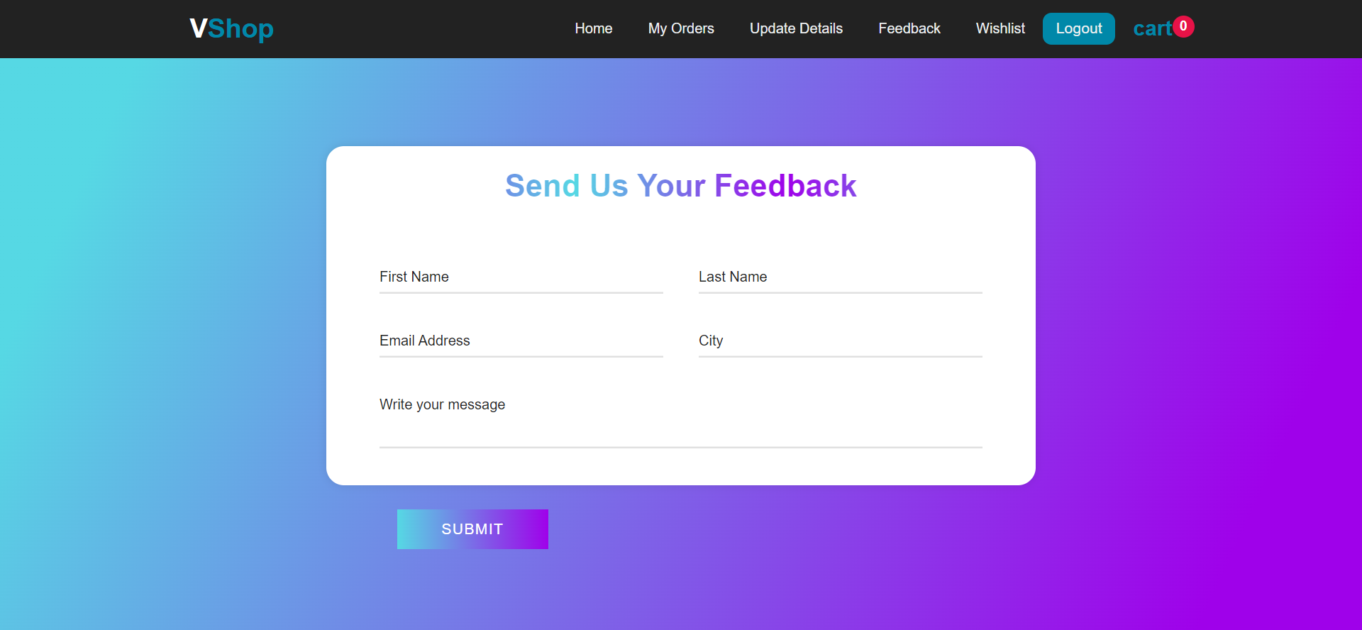GitHub - hiteshkumarchintha/vShop: It is a basic shopping website using ...