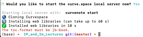 If the TOC read fails, warn continue without it · Issue #147 · curvenote/curvenote · GitHub