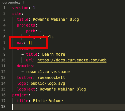 Write something to the nav on local folder init · Issue #221 · curvenote/curvenote · GitHub