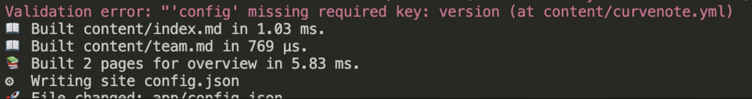 Consider Making Reading An Invalid Config Fatal · Issue 344 · Curvenotecurvenote · Github