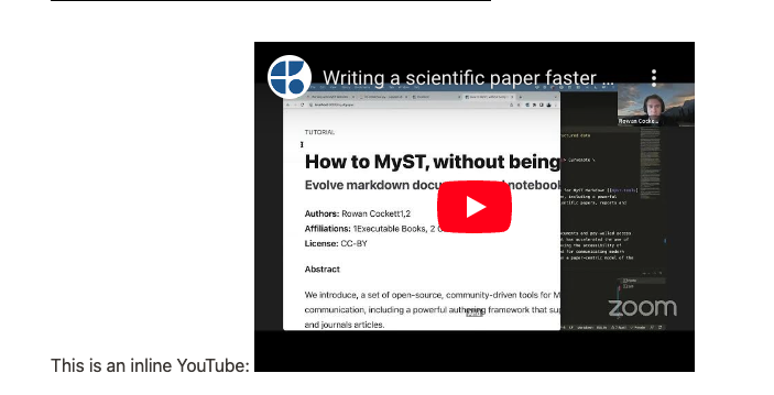 Inline YouTubeVideos don't render when notebook is not `trusted` · Issue #97 · jupyter-book ...