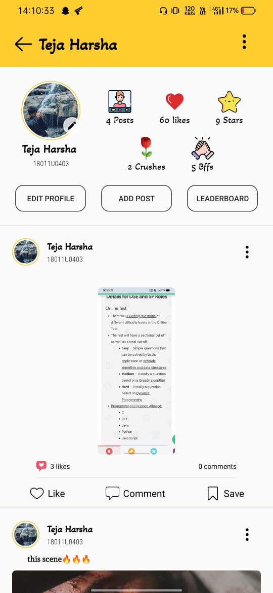 GitHub - TejaHarsha29/jhub: J-hub Social media platform for JNTUians ...