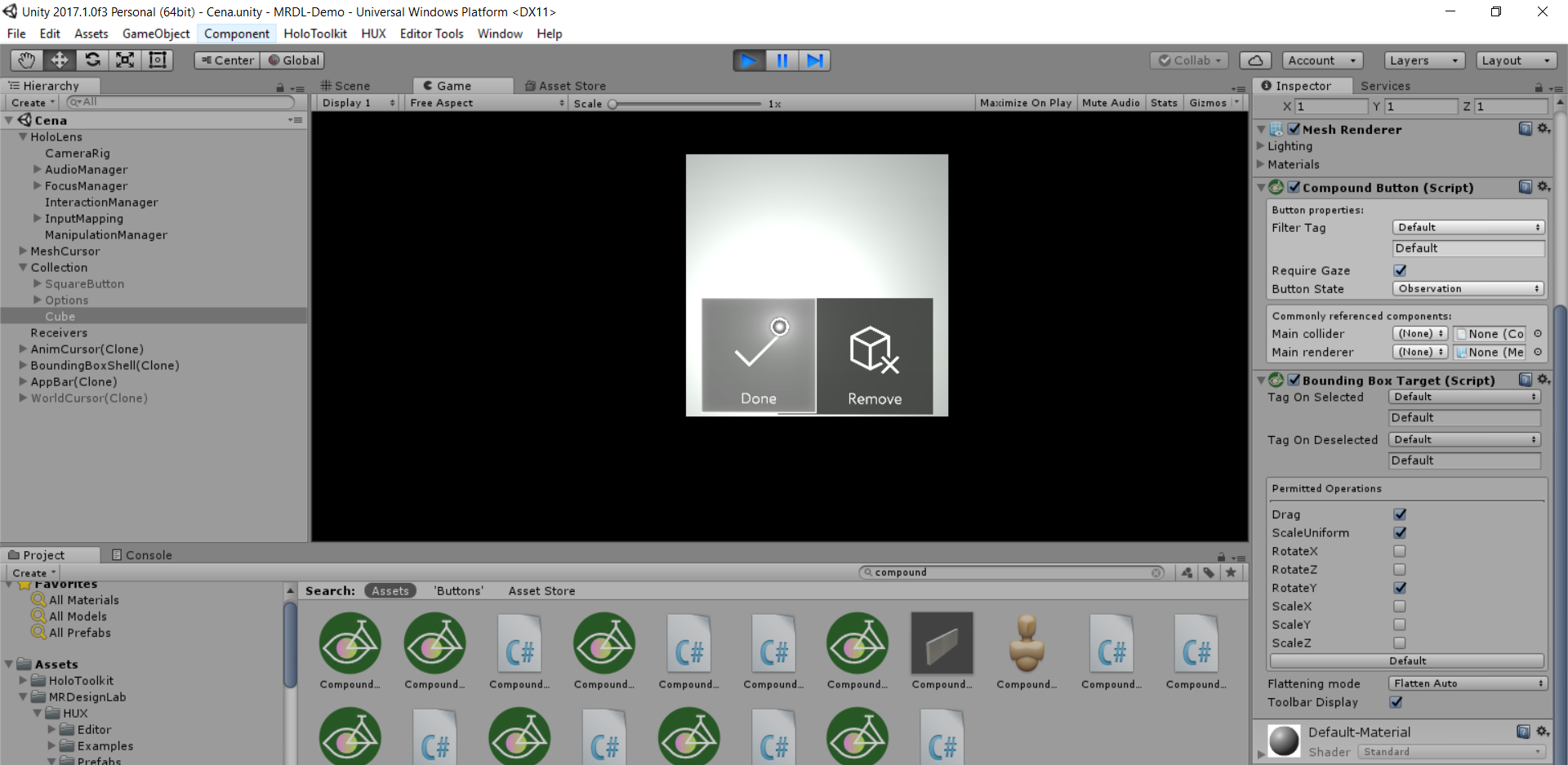 Bounding Box Rotating only on Y · Issue #44 · microsoft/MixedRealityDesignLabs_Unity · GitHub