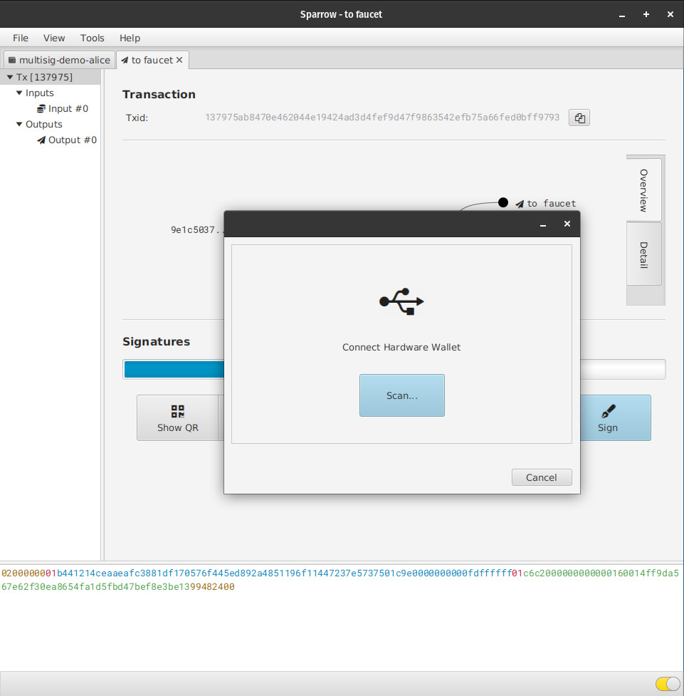 Connect hardware wallet · Issue #718 · sparrowwallet/sparrow · GitHub
