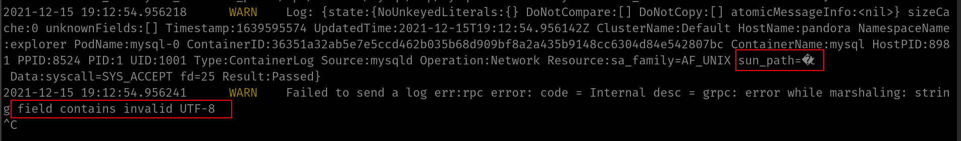 failed to send log/alert/message · Issue #534 · kubearmor/KubeArmor · GitHub