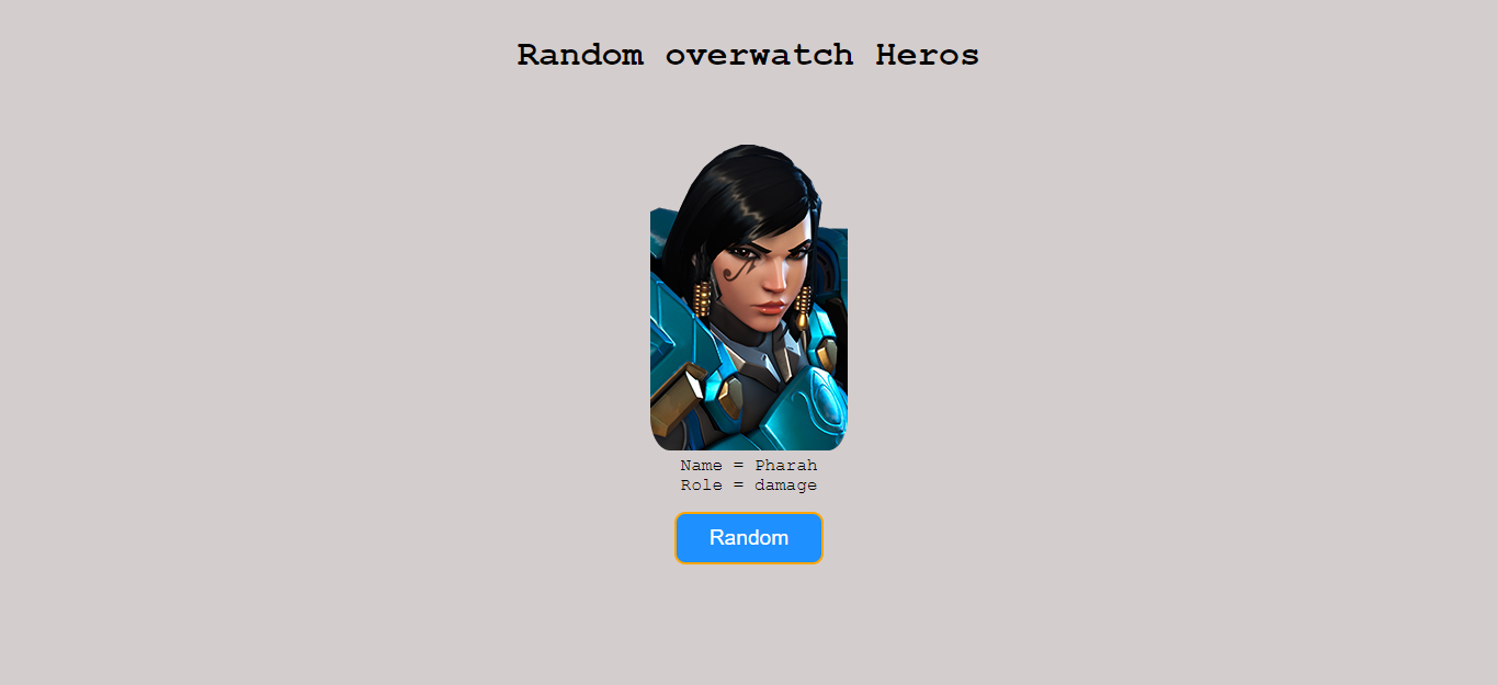 GitHub - realerdemdoruk/Random-Overwatch-Heros: Random Overwatch Heros with JavaScript