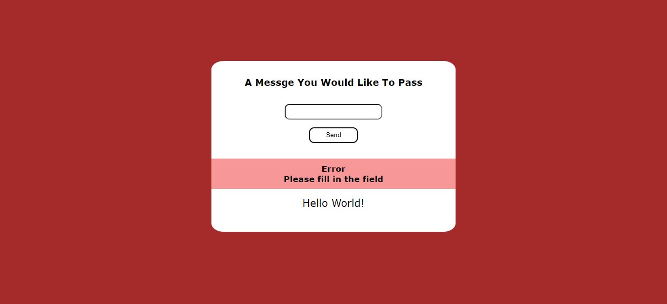 GitHub - realerdemdoruk/Error-Message: Error Messega with JavaScript