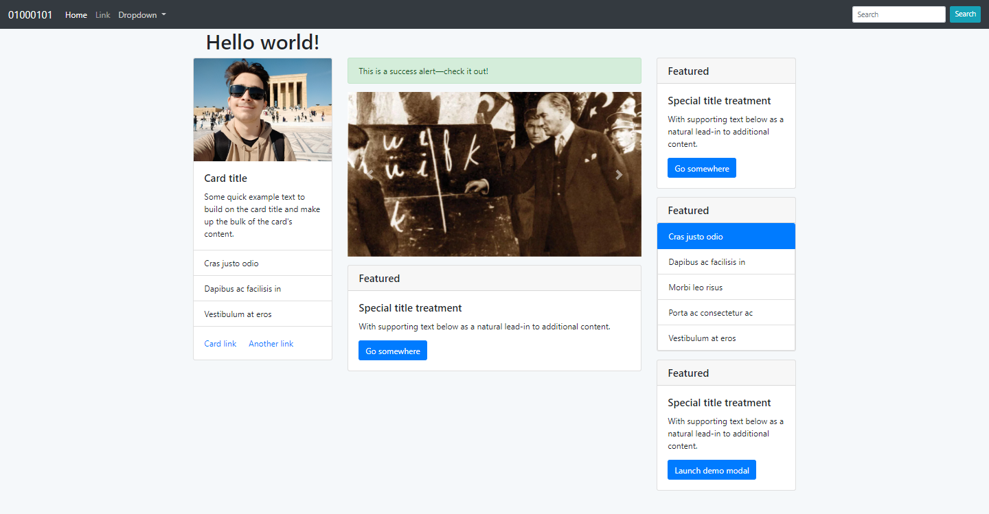 GitHub - realerdemdoruk/Boostrap-Home-Page