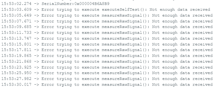 Error: Not enough data received · Issue #2 · Sensirion/arduino-i2c-sgp40 · GitHub