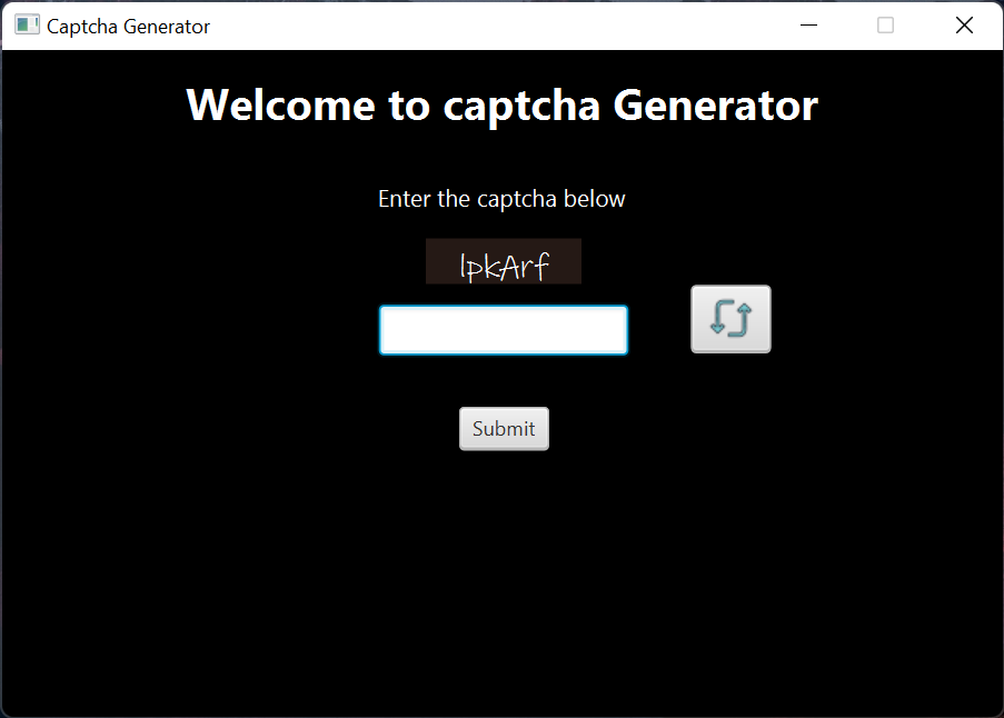 GitHub - Balaji-Sabbineni/Captcha_Generator_and_validator_in_javafx