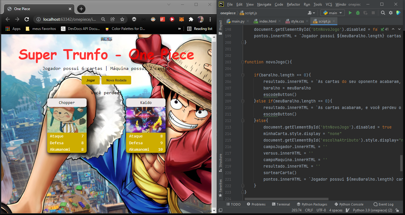 GitHub - ThatianeDeboleto/SuperTrunfo: Jogo de cartas feito com JS ...