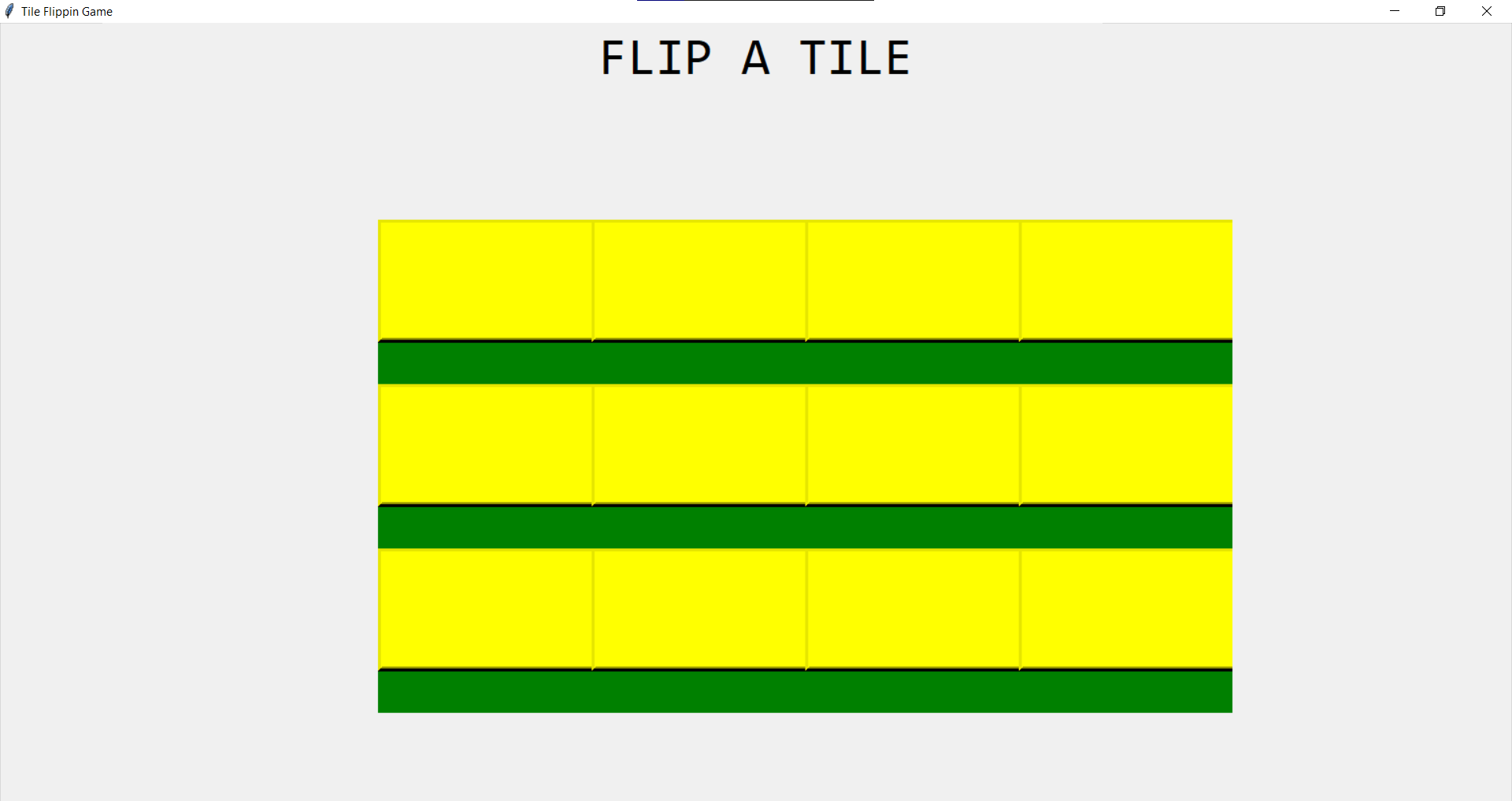 GitHub - Milindcode/Tile-Flipping-Game: A memory based tile flipping ...