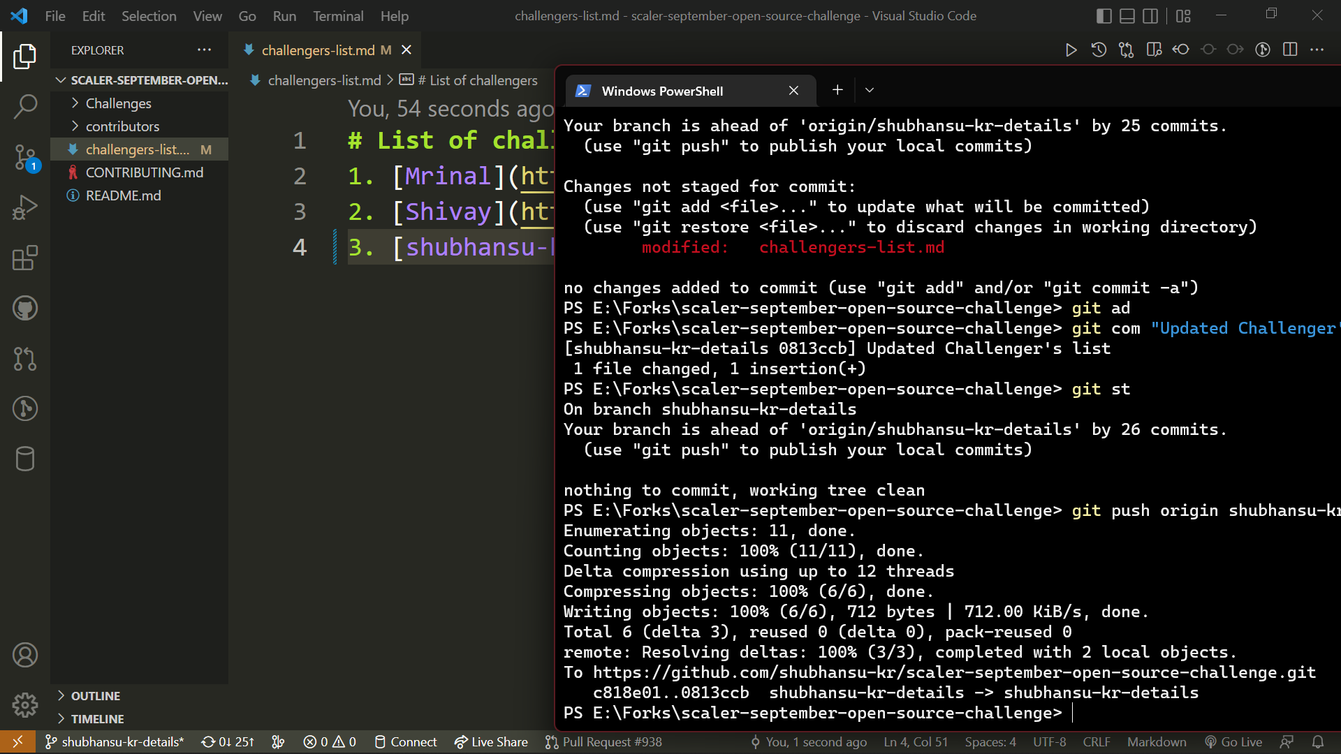 Day1-23 : shubhansu-kr · Issue #292 · scaleracademy/scaler-september-open-source-challenge-2022 ...
