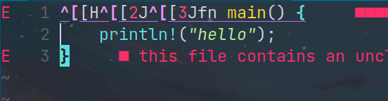 rustfmt insert an unexpeted string at start of file on arch linux · Issue #230 · mhartington ...