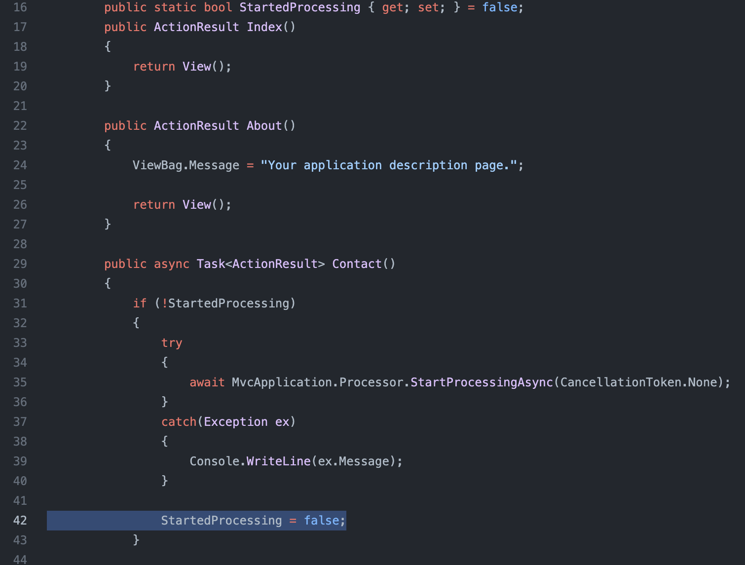 [BUG] ASP.NET 4.7, ServiceBusProcessor.StartProcessingAsync() crashes ...