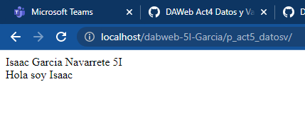 DAWeb UII Act5 Función sin parámetros y retorna un valor · GitHub