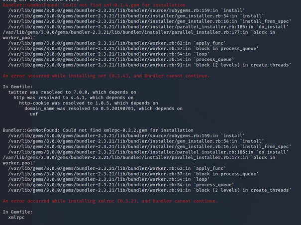can't install beef and run bundle install · Issue #2560 · beefproject/beef · GitHub