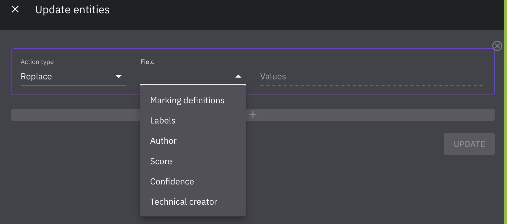 Add "Description" Field to Update Entities · Issue #3561 · OpenCTI-Platform/opencti · GitHub