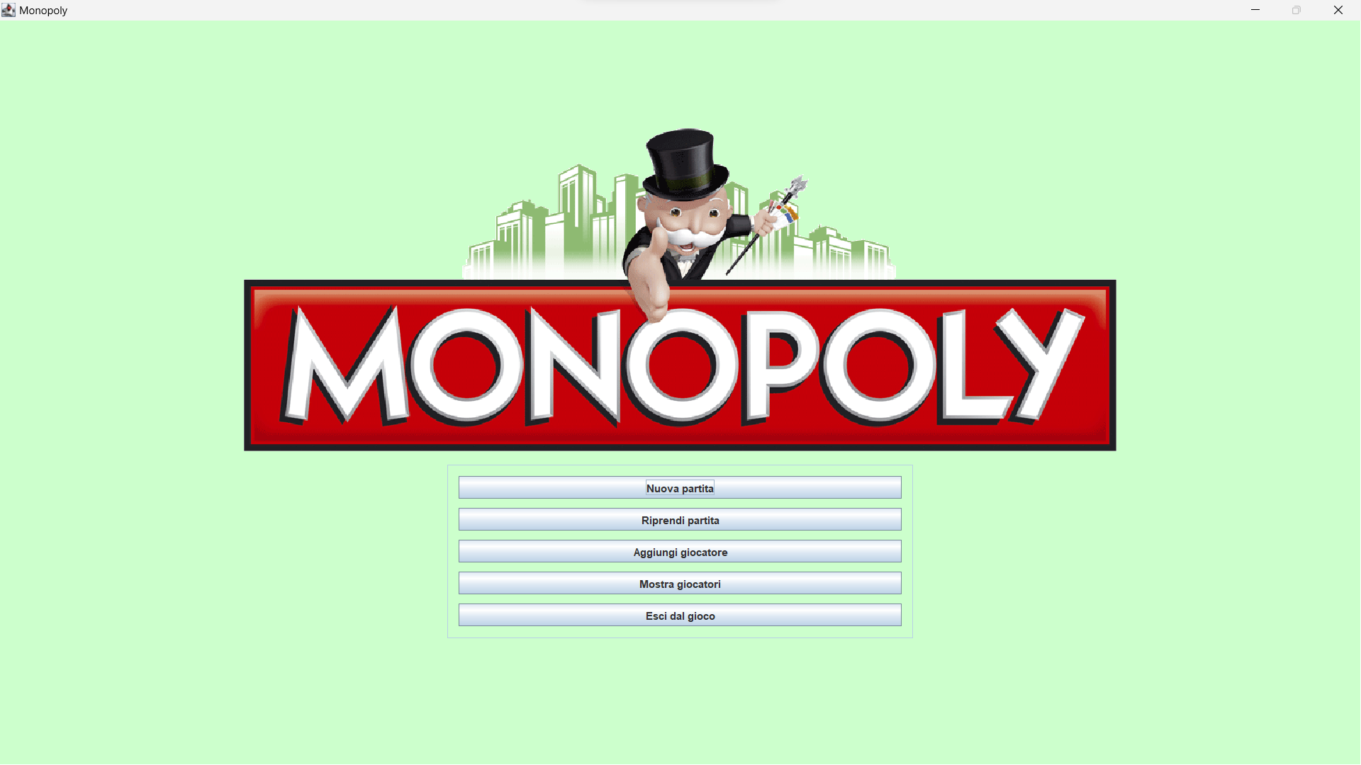 GitHub - lorenzo-lepore/monopoly: Adattamento in linguaggio Java del ...