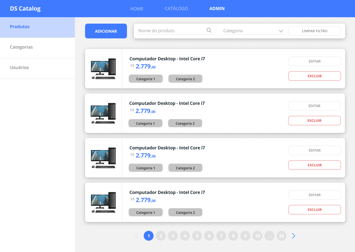 GitHub - RhuanCSG/catalog
