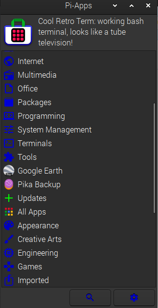 GUI update suggestions · Issue #1825 · Botspot/pi-apps · GitHub
