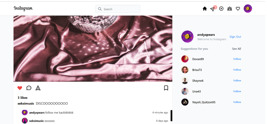 GitHub - LukeHayesss/instagram-clone: A fully-functioning Instagram ...