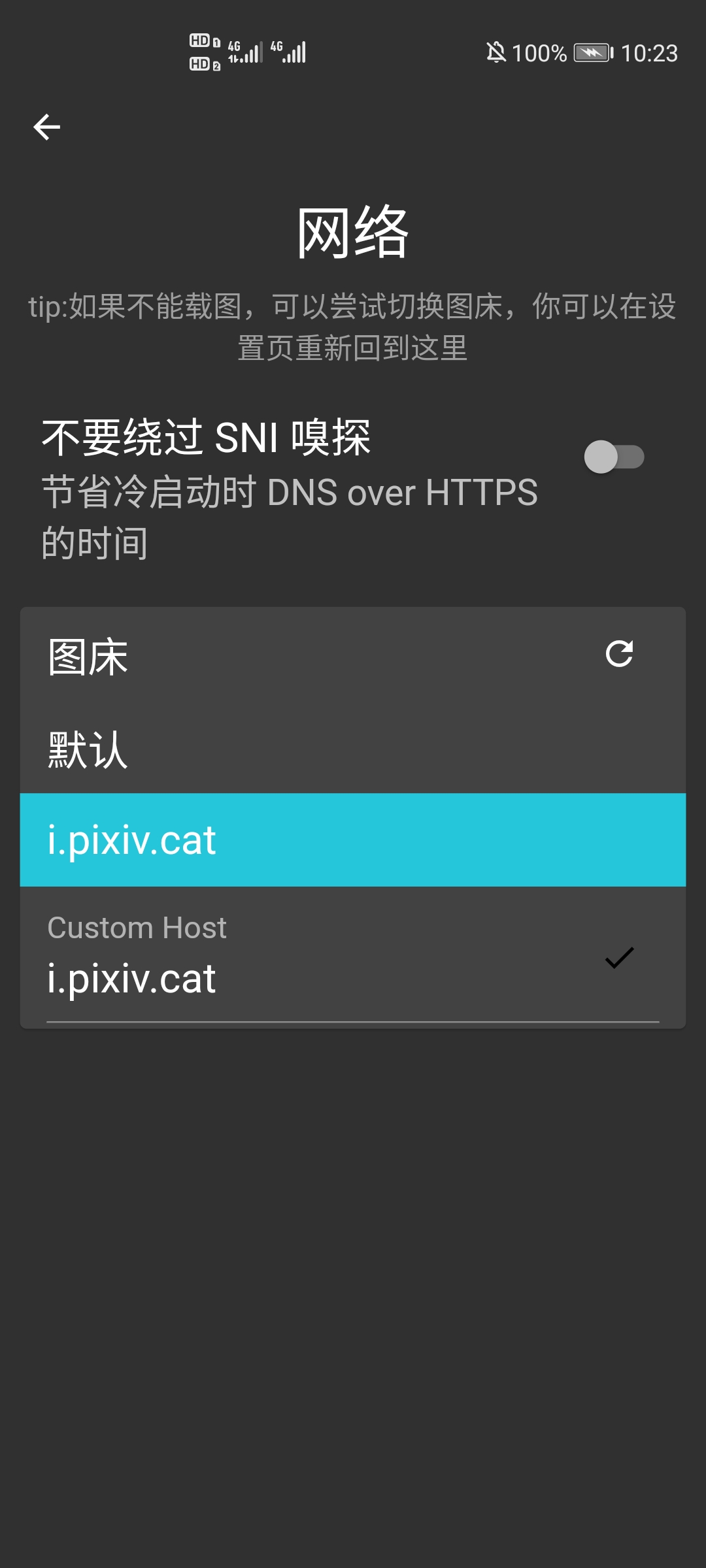 图片等均无法加载，且切换网络也无效 · Issue #263 · Notsfsssf/pixez-flutter · GitHub