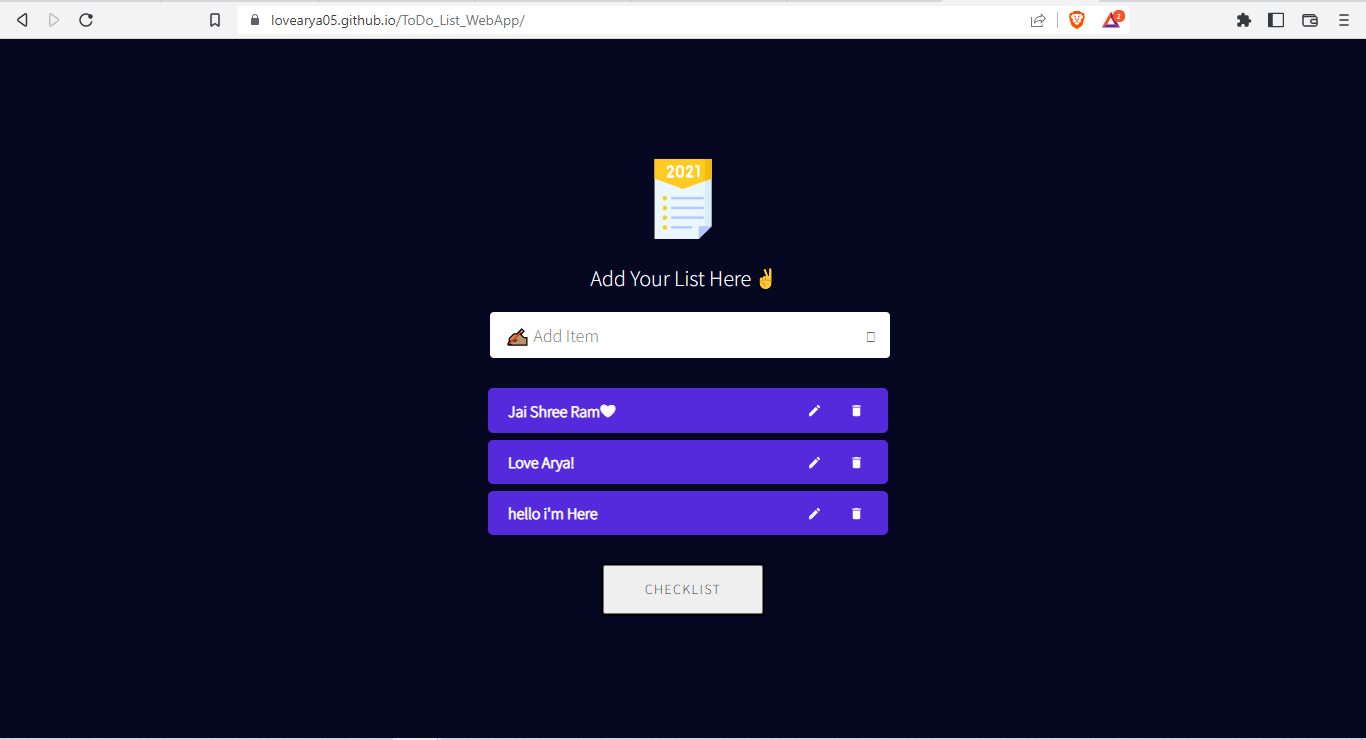 GitHub - lovearya05/ToDo_List_WebApp