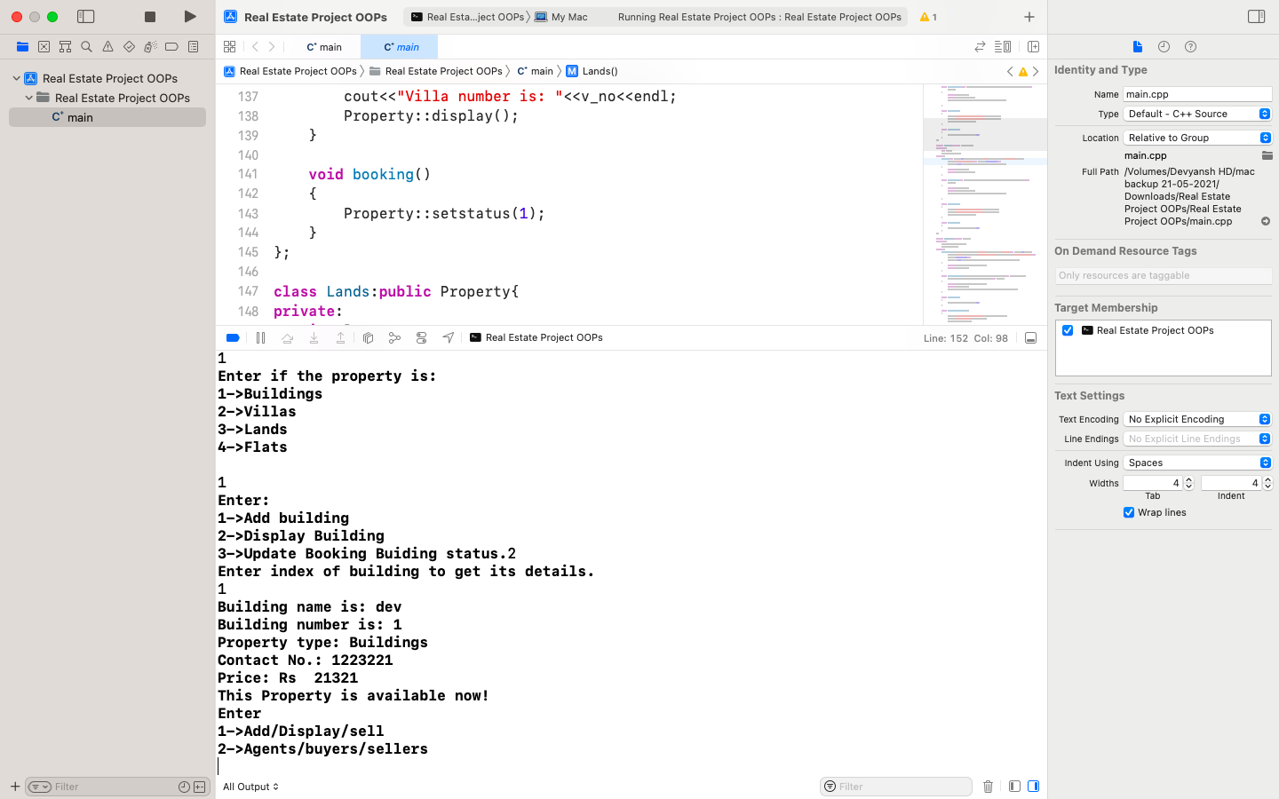 GitHub - devyanshagrawal/Real-Estate-Management-OOPs