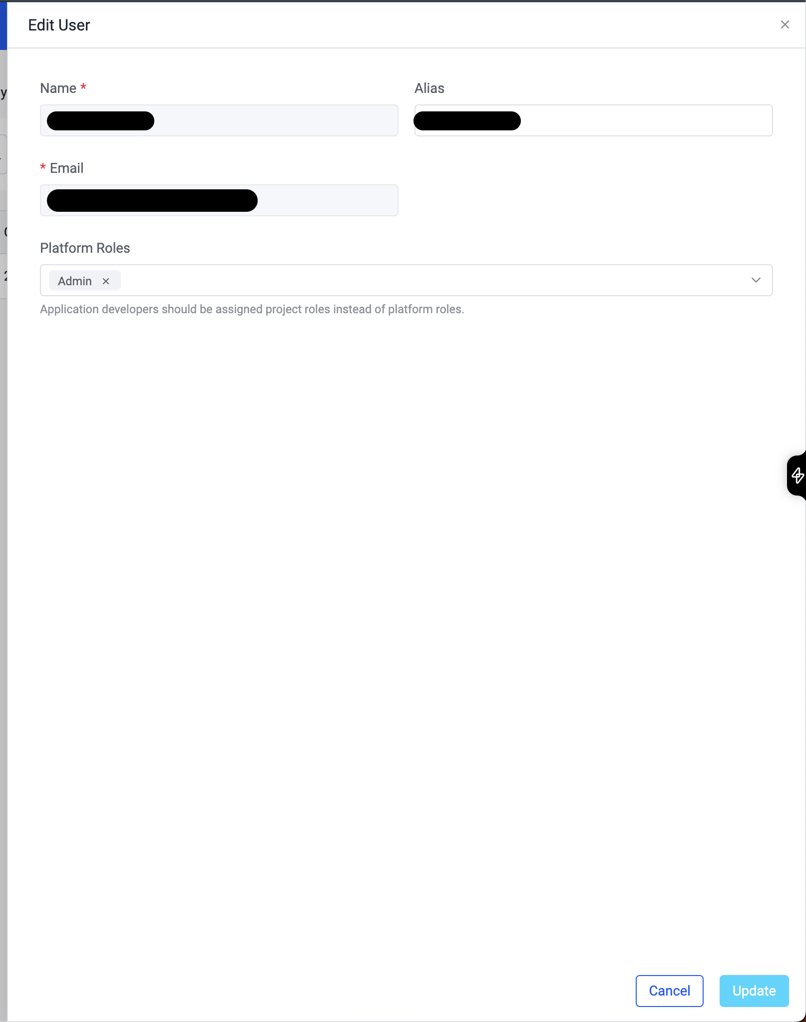 As an admin user , i am not able to assign platform role to the users from velaux · Issue #5934 ...